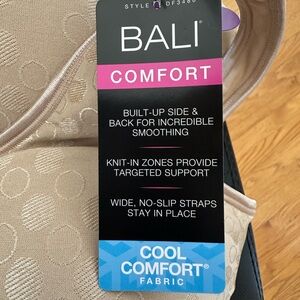 Bali | Intimates & Sleepwear | Bali Cream Seamless Full Coverage Bra ...